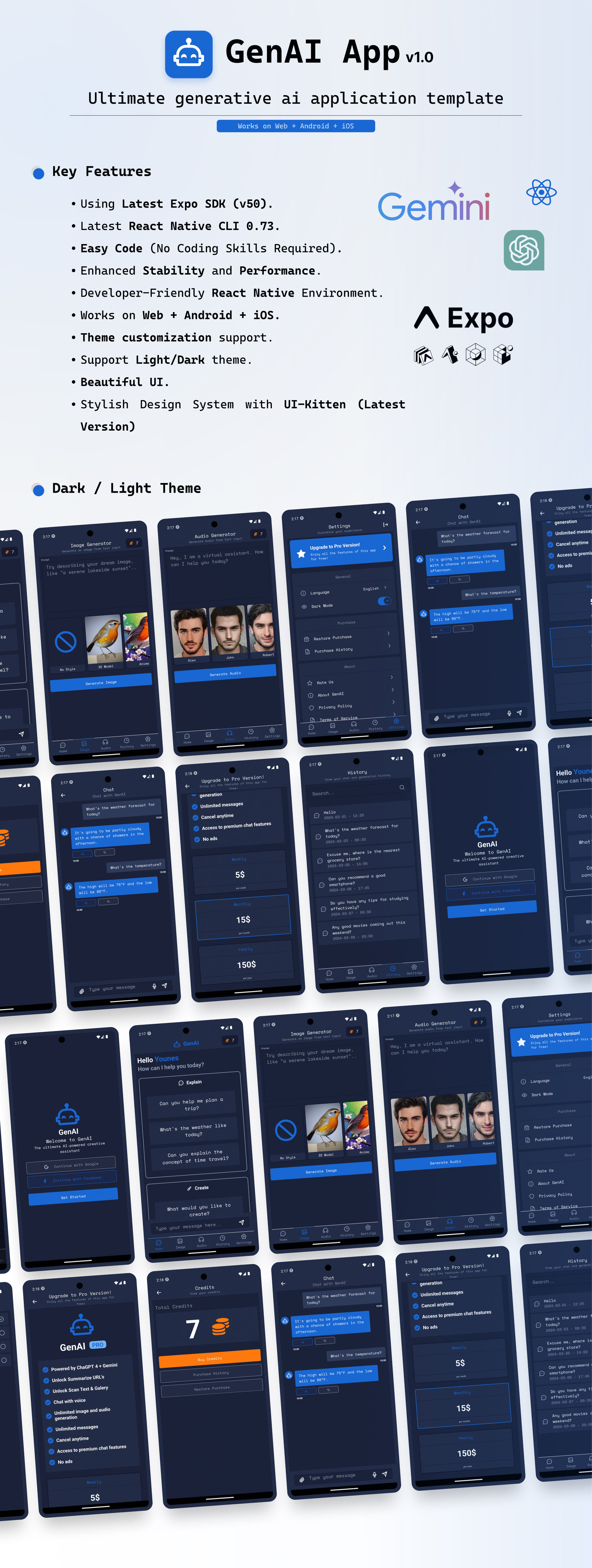 GenAI v1.0 (Expo v50 -latest) | Ultimate generative AI application ... GenAI v1.0 (Expo v50 -latest) | Ultimate generative AI application ...